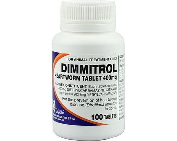 Fido's Dimmitrol 400mg 100 Tabs - Wholesale Pet Supplies